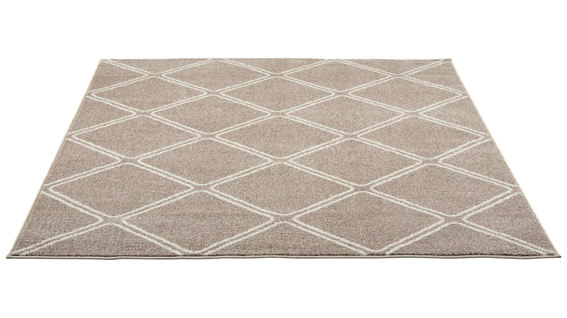 BUENO-matto, 133 x 190 cm (valkoinen/beige) - Nukkamatot | Sotka