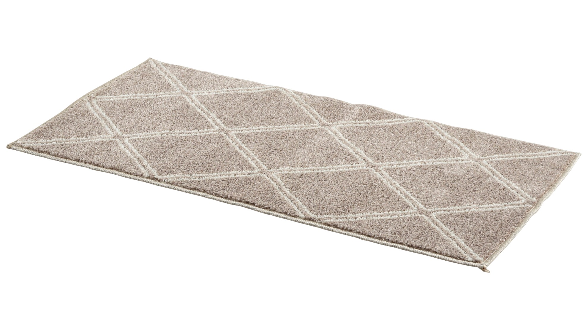 BUENO-matto, 60 x 110 cm (valkoinen/beige) - Nukkamatot | Sotka