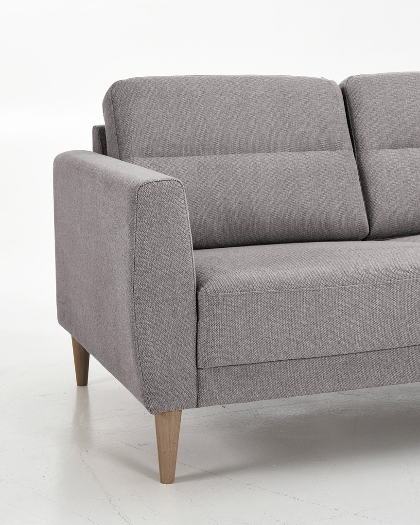 DOMI-sohva, Loft-kangas (vaaleanruskea) - 3 istuttavat sohvat | Sotka