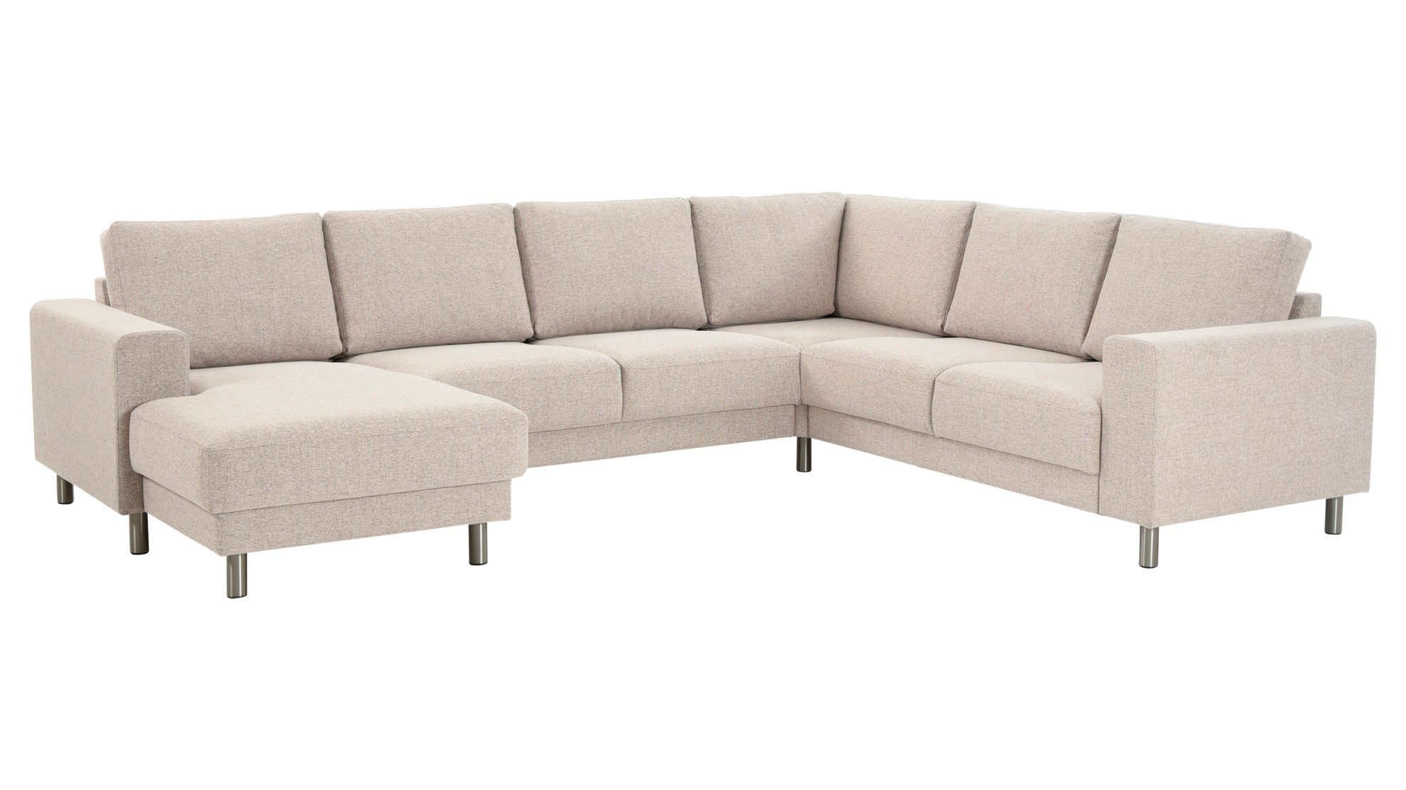 GAMMA MAX-kulmasohva, Neve-kangas (beige, kätisyys: vasen ...