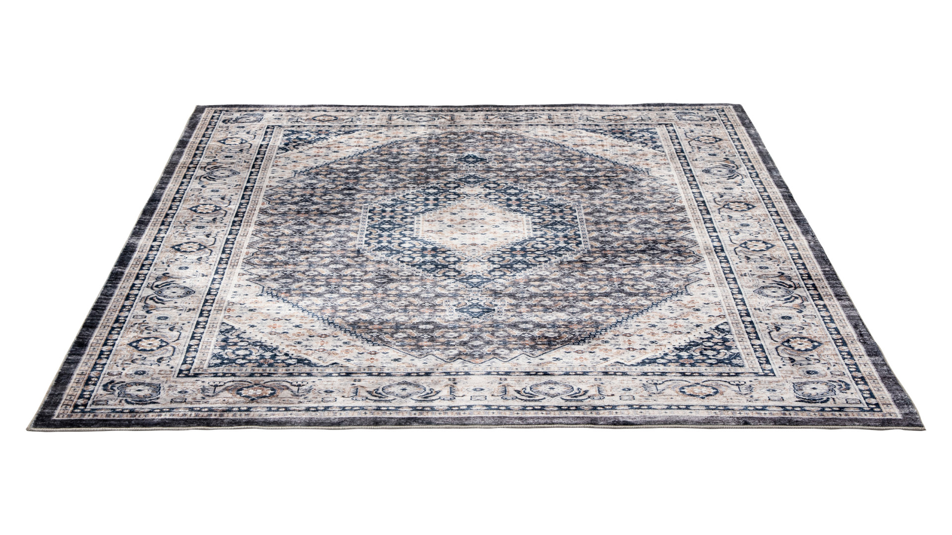 SOFIA-matto, 200 x 290 cm (tummansininen) - Sileät matot | Sotka