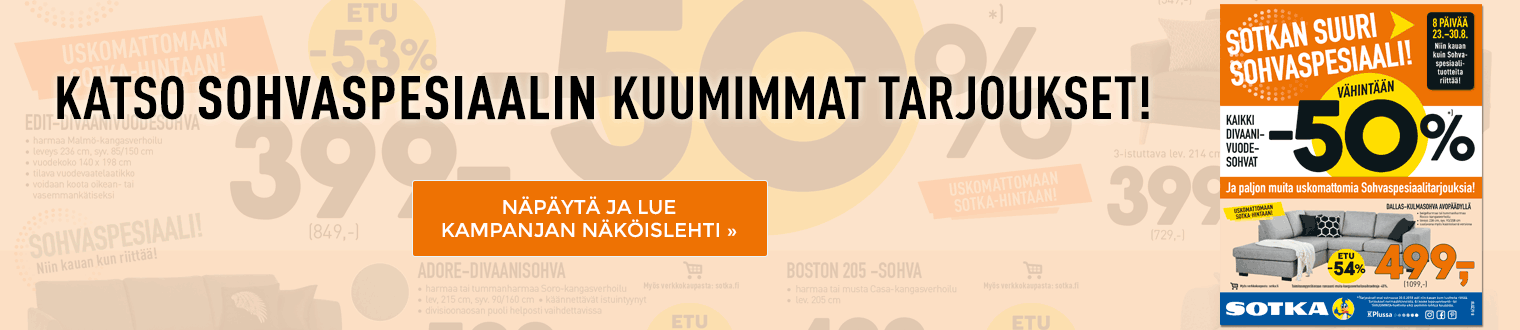 Huonekaluliike Sotka - Huonekalut ja sisustus netistä! | Sotka